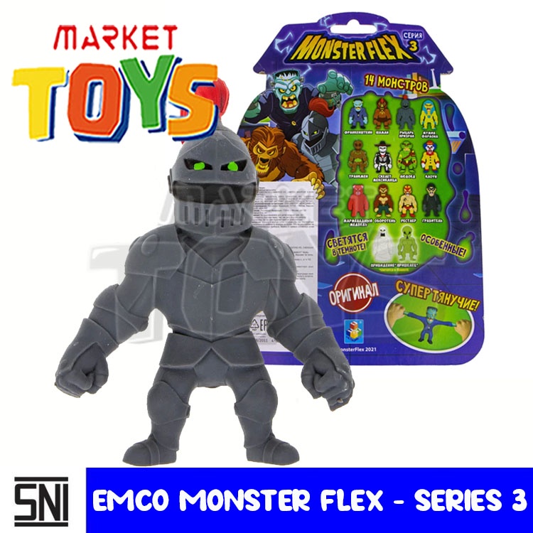 Jual Emco Monster Flex Series 3 Mainan Anak Action Figure Karet Elastis ...