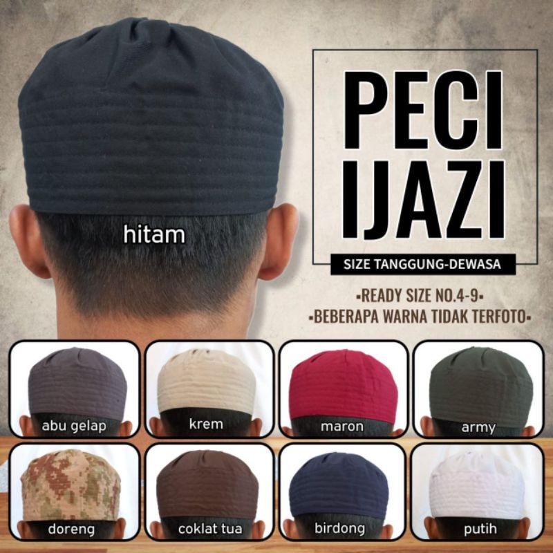 Jual Peci ijazi, peci Habib, Peci Madinah, Peci Santri, Peci Haji ...