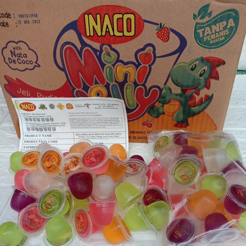 Jual [500gr] INACO JELLY Mix Flavor | Shopee Indonesia