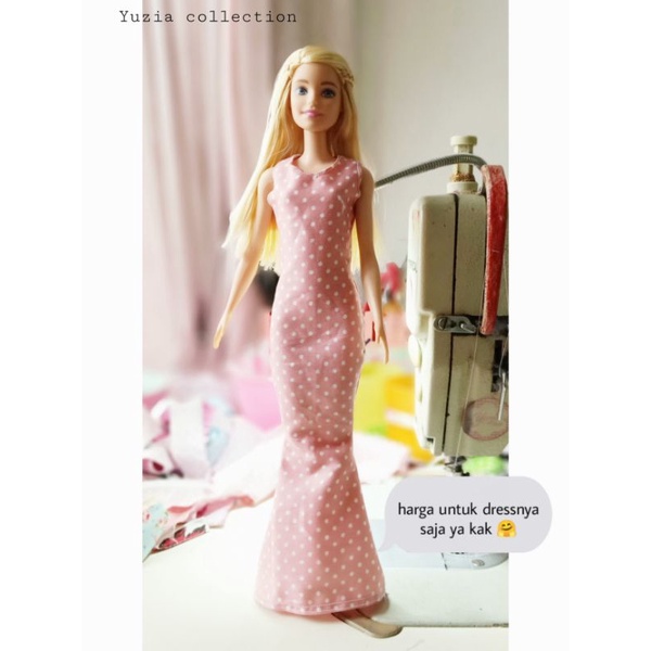 Jual Yuzia09 - Yuvika Baju barbiee Handmade untuk Berbi curvy Berbi ...