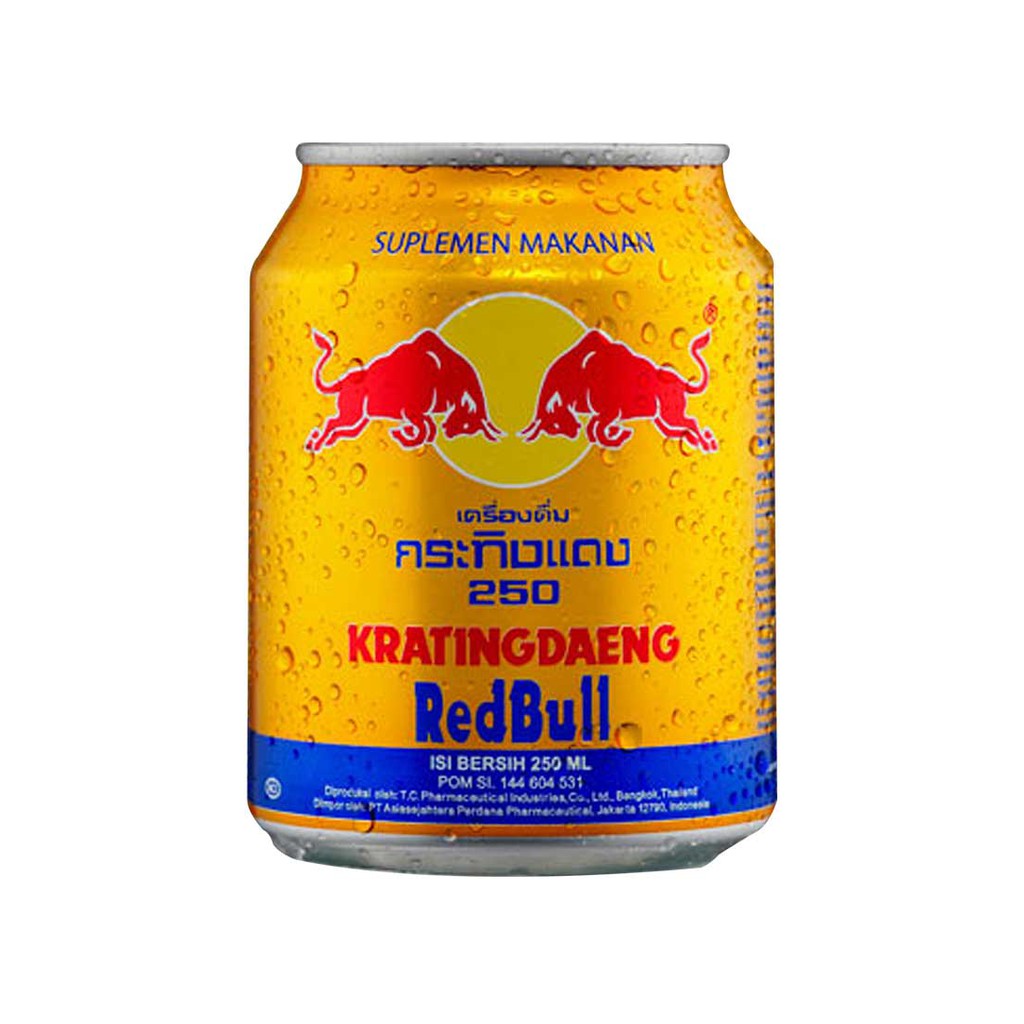 Jual Kratingdaeng Gold Can 250 ml Redbull | Shopee Indonesia
