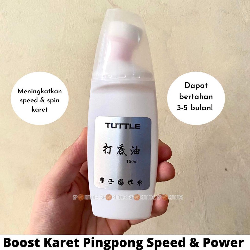 Jual Booster Karet Pingpong TUTTLE ORIGINAL Solubility Bond Tenis Meja ...
