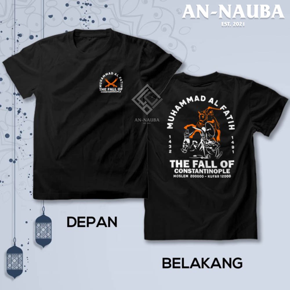 Jual Kaos Dakwah Islami Sahabat Nabi / MUHAMMAD AL FATIH TSHIRT / Baju ...