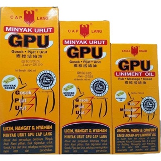 Jual Minyak Urut GPU Minyak Pijat 30ml 60ml | Shopee Indonesia