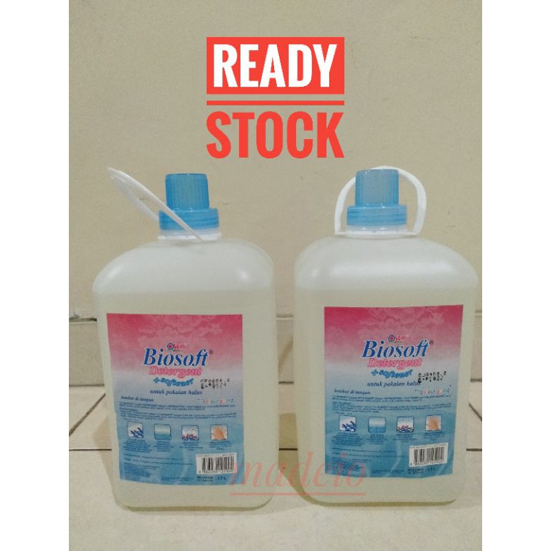 Jual YURI BIOSOFT DETERGEN SOFTENER 3.7 LITER | Shopee Indonesia
