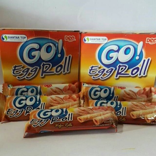 Jual Go Egg Roll / Wafer Roll/ Harga Per Box / Isi 24 Pcs | Shopee ...