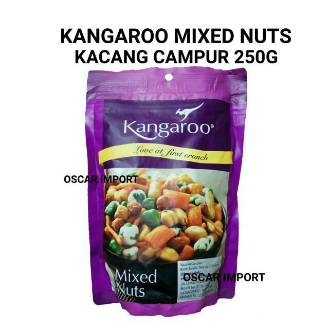 KANGAROO MIXED NUTS KACANG CAMPUR 250GR | Shopee Indonesia KANGAROO MIXED NUTS KACANG CAMPUR 250GR | Shopee Indonesia