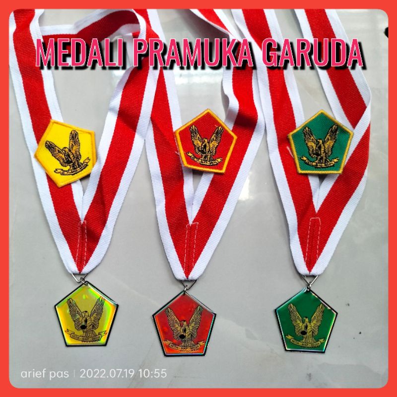 Jual medali pramuka garuda hologram pasir siaga penggalang penegak ...