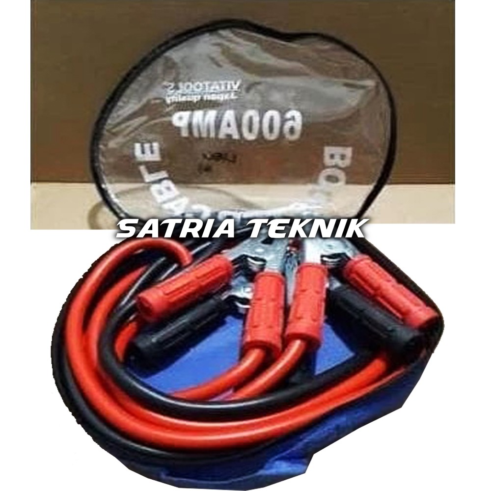 Jual Kabel Jumper/Booster Cable Aki 600 Ampere Universal Kendaraan Vitatools | Shopee Indonesia