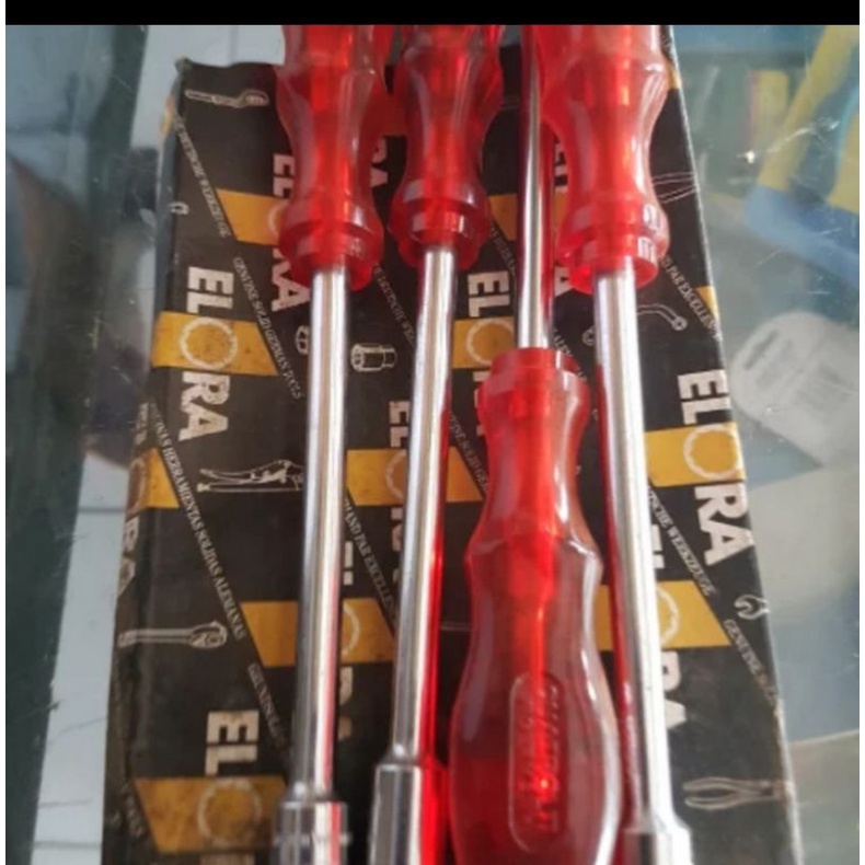 Jual Socket wrench ELORA Obeng sock 9 inch Germany | Shopee Indonesia