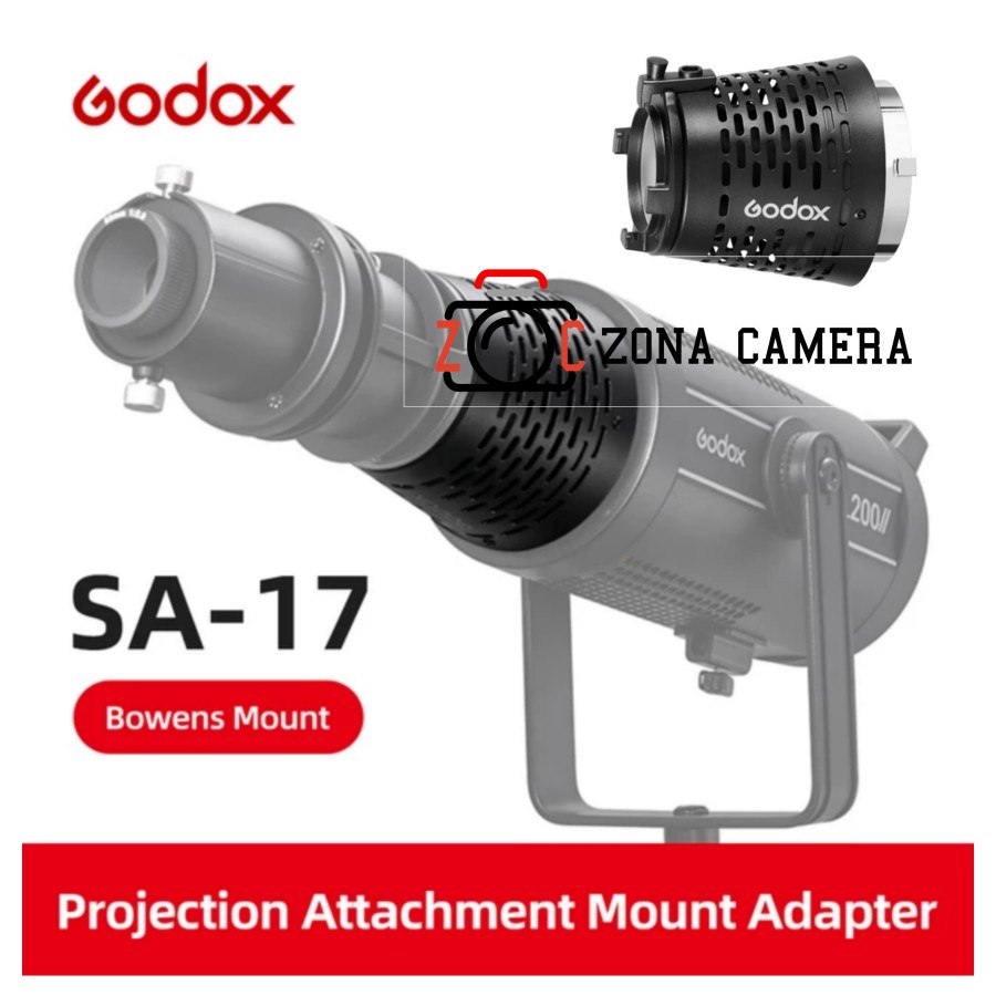 Jual Godox SA-17 Snoot Adaptor Proyektor SAP SA-P Bowens SA17 SA 17 ...