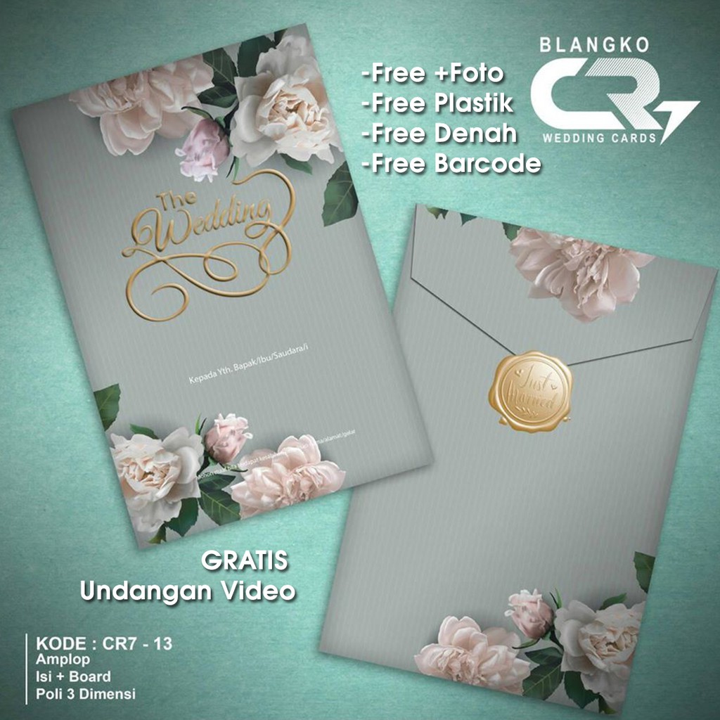 Jual Undangan Pernikahan Kekinian Mewah Elegan dan Keren - Undangan ...