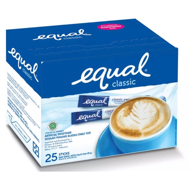 Jual Gula Diabetics Tropicana Slim - Equal Classic Zero Calorie ...