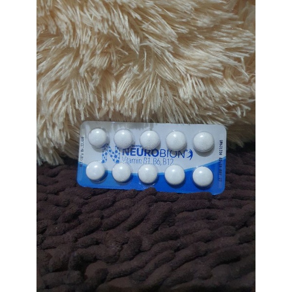 Jual Neurobion biru tablet putih Vitamin B komplek | Shopee Indonesia