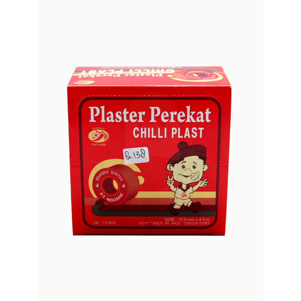 Jual Plester Chili Plast 1/2 Inc X 4.5 M ( Eceran ) | Shopee Indonesia