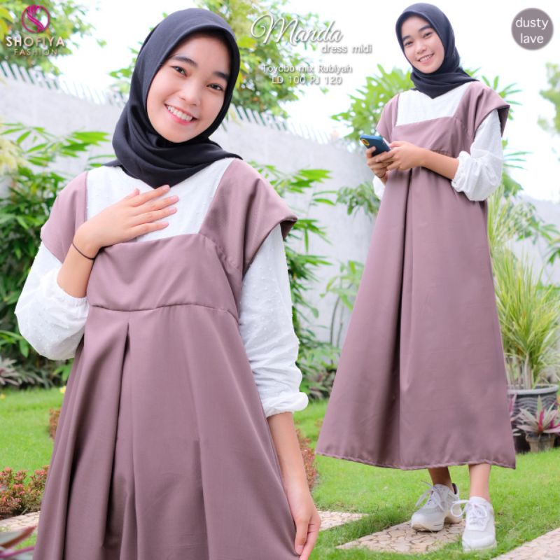Jual MANDA MIDI ORIGINAL SFS BY SHOFIYA | Shopee Indonesia