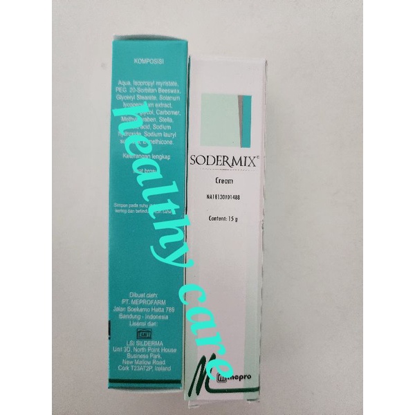 Jual SODERMIX cream 15 gr, menyamarkan bekas luka, SWISS PRODUCT ...
