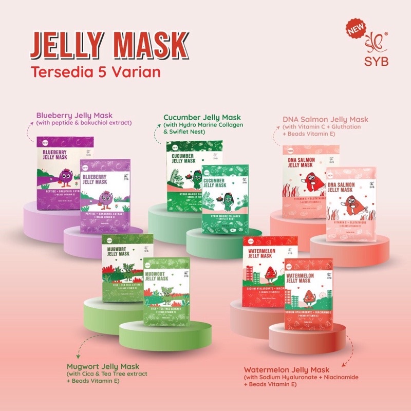 Jual Syb Jelly Mask / Masker syb original bpom / Masker wajah murah | Shopee Indonesia