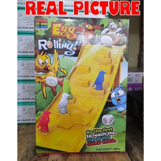 Mainan Anak Import Egg Rolling Board Game Lempar Telur Burung | Shopee ...