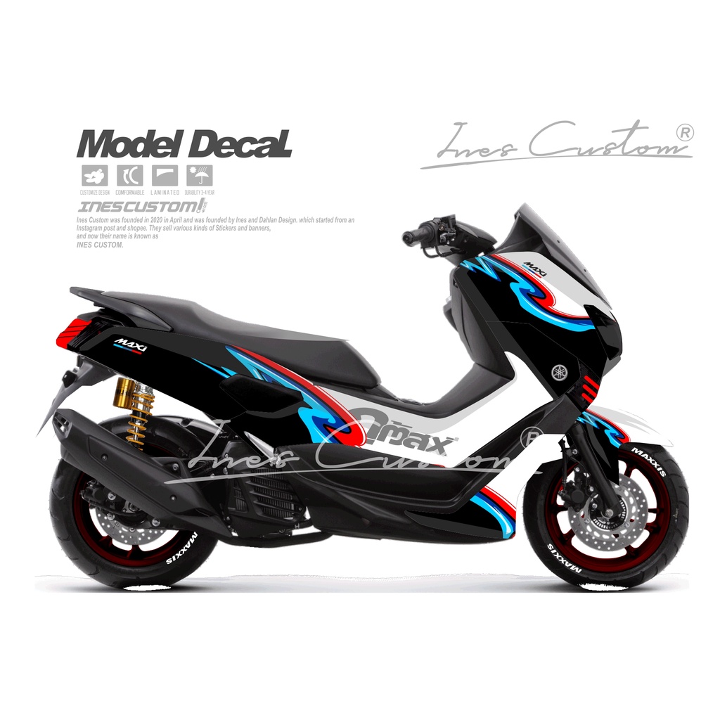 Jual DECAL NMAX STIKER NMAX DECAL GRAFIS SIMPLE CONCEPT | Shopee Indonesia