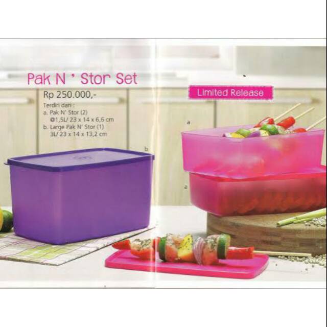 Jual Pak n Stor tupperware (limited release) | Shopee Indonesia