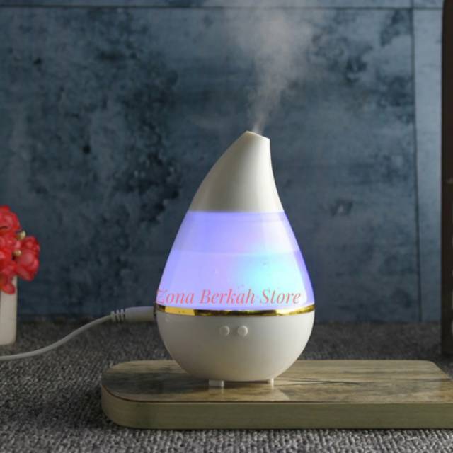 Jual Alat pengharum ruangan drop water HUMIDIFIER DIFFUSER LED LIGHT ...