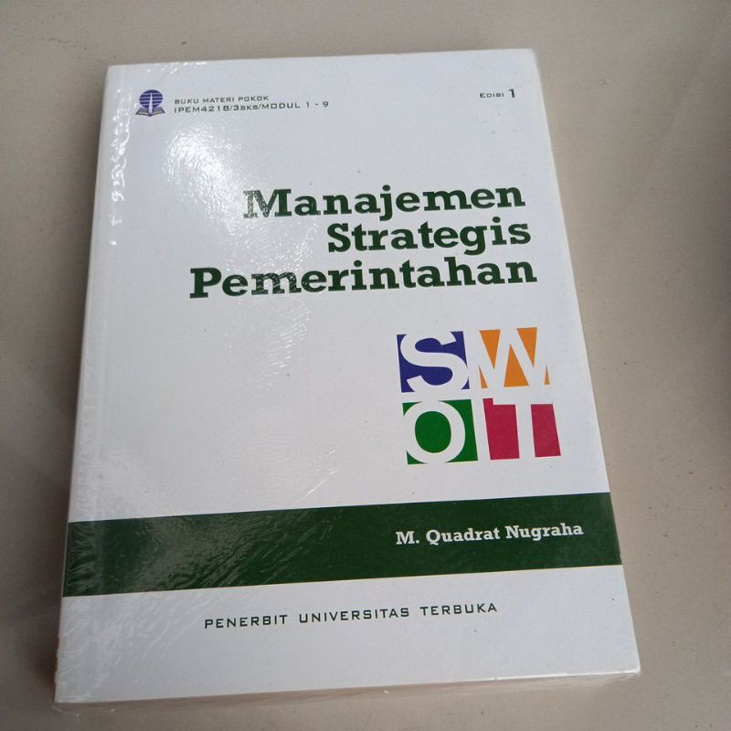 Jual BUKU MANAJEMEN STRATEGI PEMERINTAHAN BY UT | Shopee Indonesia