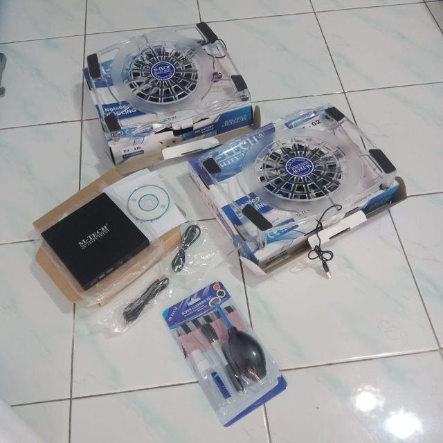 KIPAS PENDINGIN LAPTOP 1 BIG FAN / COOLING PAD 1 KIPAS BESAR M-TECH ...