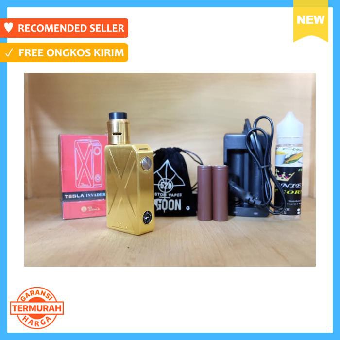 Jual PAKET NGEBUL MOD TESLA INVADER 3 AUTHEN KIT RDA GOON LG LIQUID ...