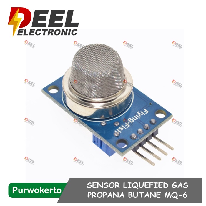Jual SENSOR LIQUEFIED GAS PROPANA BUTANE MODULE MQ-6 FOR ARDUINO UNO ...
