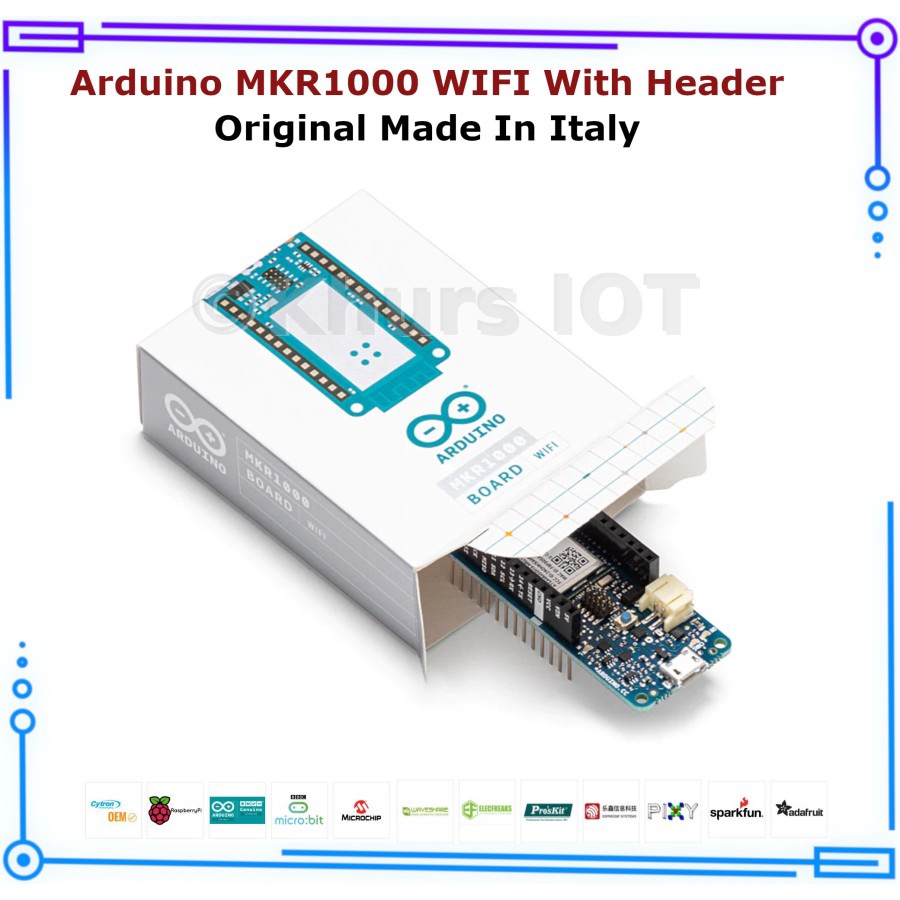 Jual Arduino MKR1000 WIFI With Header - MKR 1000 Original Made In Italy | Shopee Indonesia