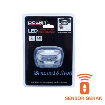 Jual Powerlite By Krisbow Senter Kepala Led Rechargeable Dengan Sensor ...