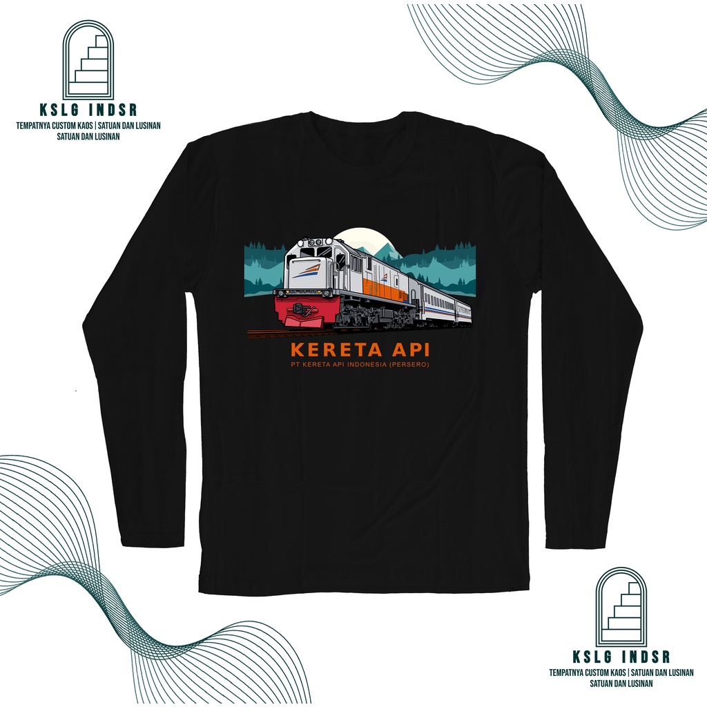 Jual Kaos Baju Kereta Api KAI Rail Fans 2022 Lengan Panjang ...