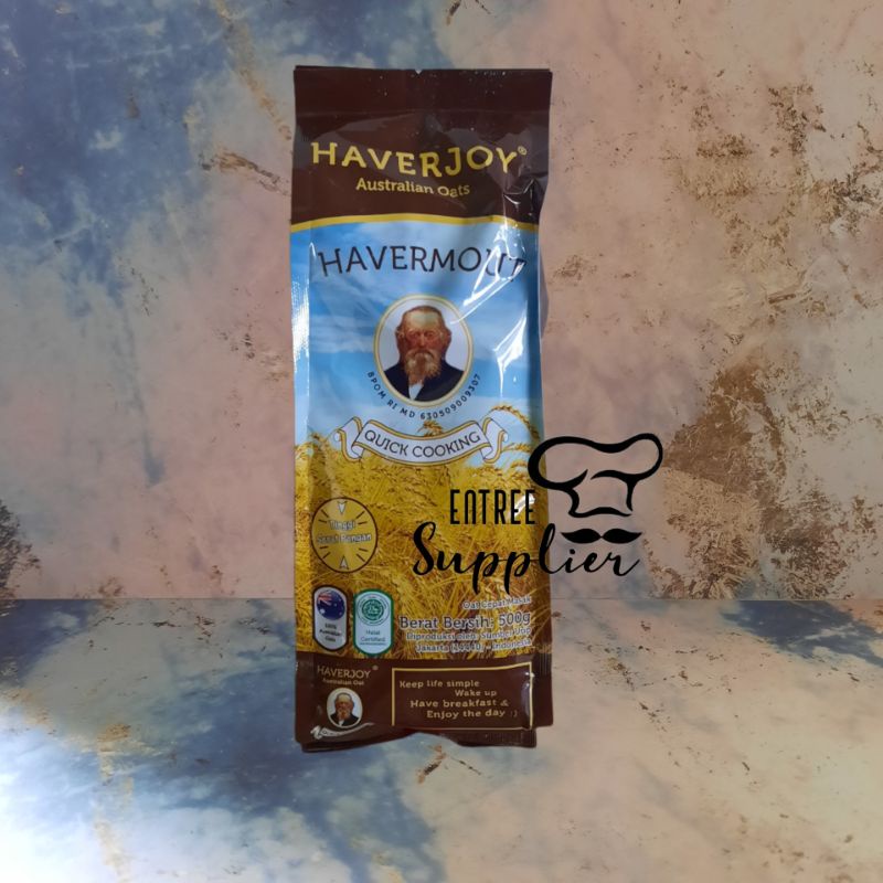 Jual HAVERJOY QUICK COOKING 500gr AUSTRALIAN OATS - KEMASAN COKELAT ...