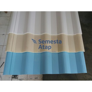 Jual Atap uPVC Sunpanel 12mm (Putih, Biru, dan Semi-Transparan) - Atap ...