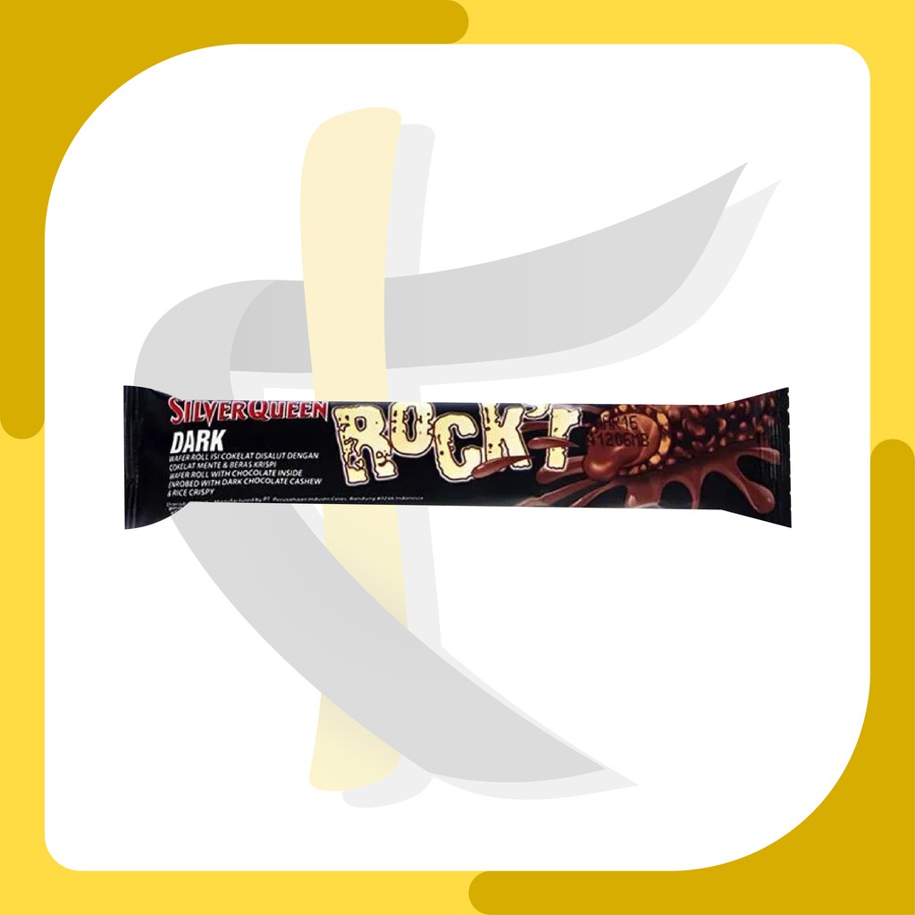 Jual Silverqueen Rocker/Rock/Rock'r Dark Chocolate Wafer Roll Coklat ...