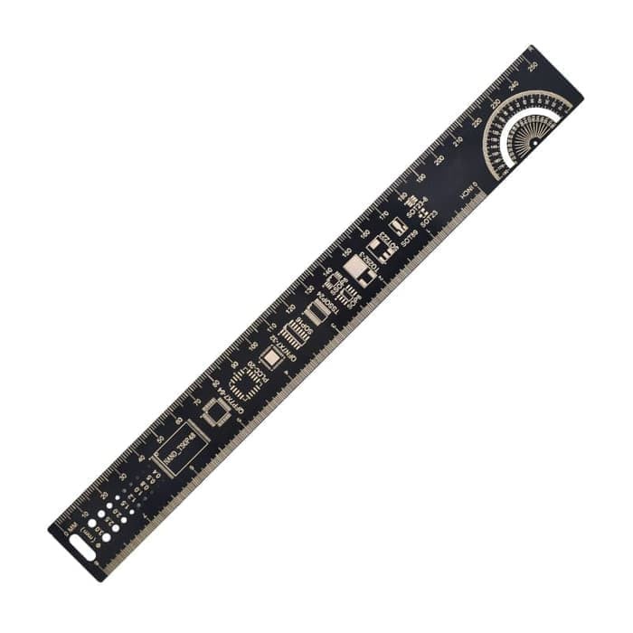 Jual PCB Ruler 25 cm Penggaris PCB untuk Referensi Desain PCB | Shopee ...