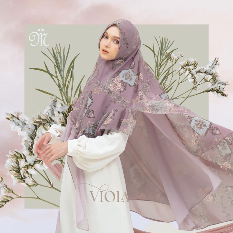 Jual MAGDARA - KHIMAR - BLUSH - VIOLA | Shopee Indonesia