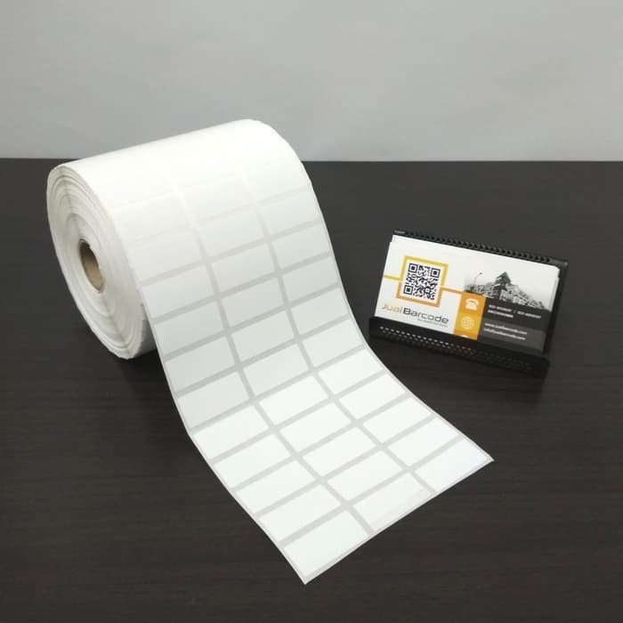 Jual Kertas Label Sticker Barcode Yupo 33 X 15 mm - 33X15 mm - 33x15mm ...