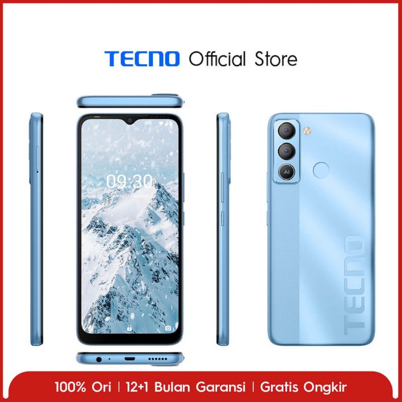Jual Tecno pop 5 lite 3/64 garansi resmi | Shopee Indonesia