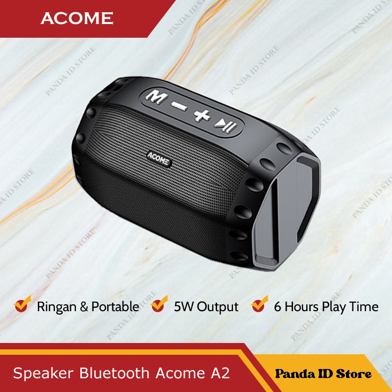 Jual Speaker Bluetooth 5.0 Acome A2 Hi-Fi Sound TWS 5W Portable ...