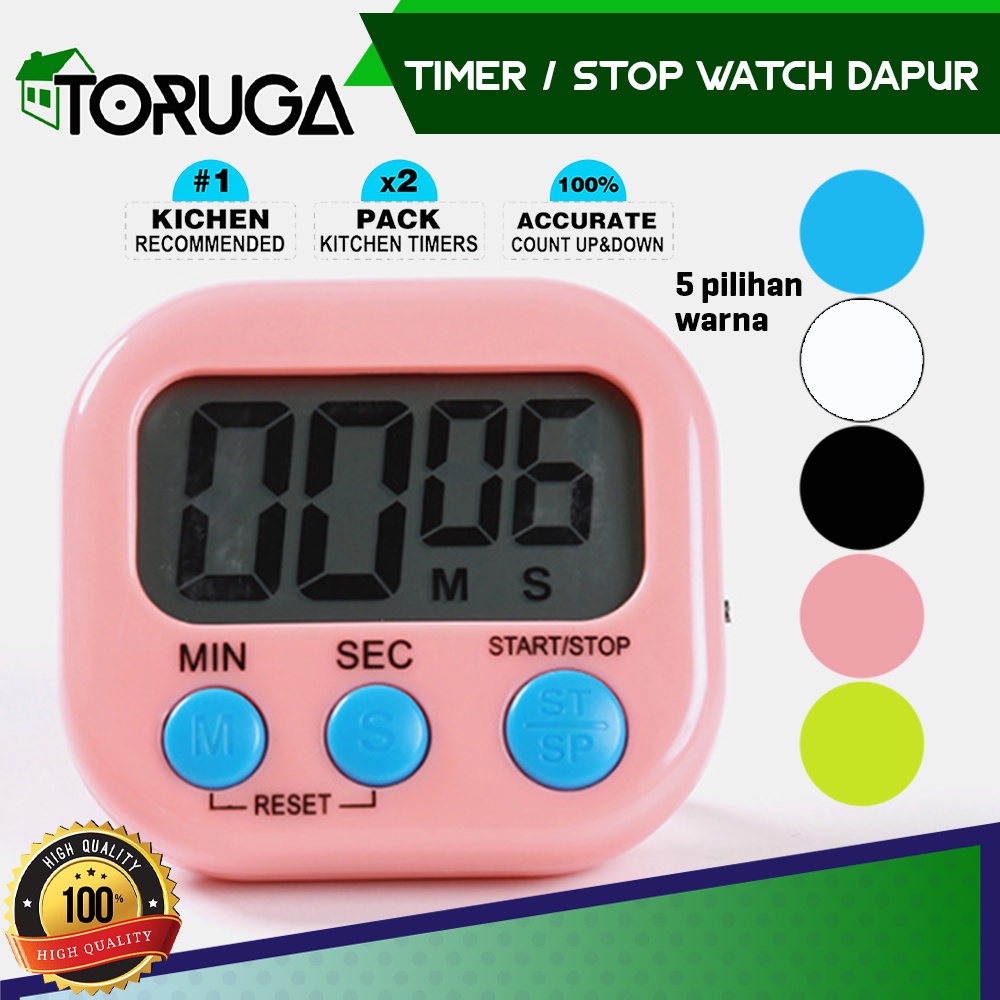 Jual DIGITAL KITCHEN TIMER JAM ALARM STOPWATCH ALAT MASAK DAPUR ...