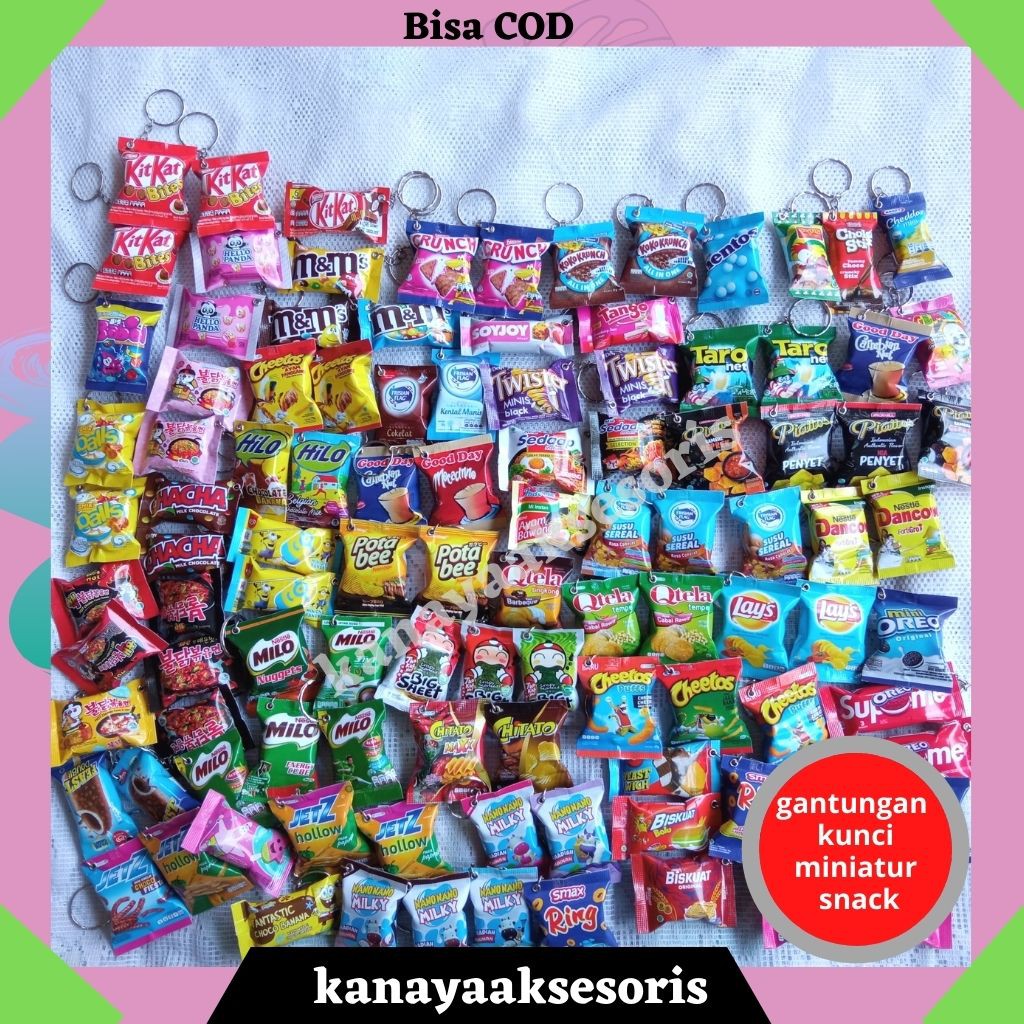 Jual GANTUNGAN KUNCI / GANTUNGAN KUNCI MINIATUR SNACK / GANCI MINIATUR ... Jual GANTUNGAN KUNCI / GANTUNGAN KUNCI MINIATUR SNACK / GANCI MINIATUR ...