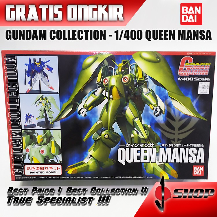 Jual GUNDAM COLLECTION - 1/400 QUEEN MANSA | Shopee Indonesia