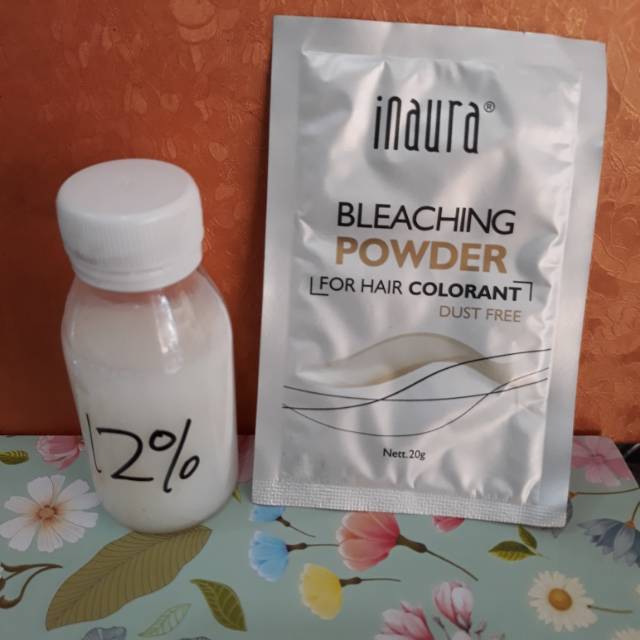 Jual Paket inaura bleaching powder rambut dan peroxide oxydant rambut ...