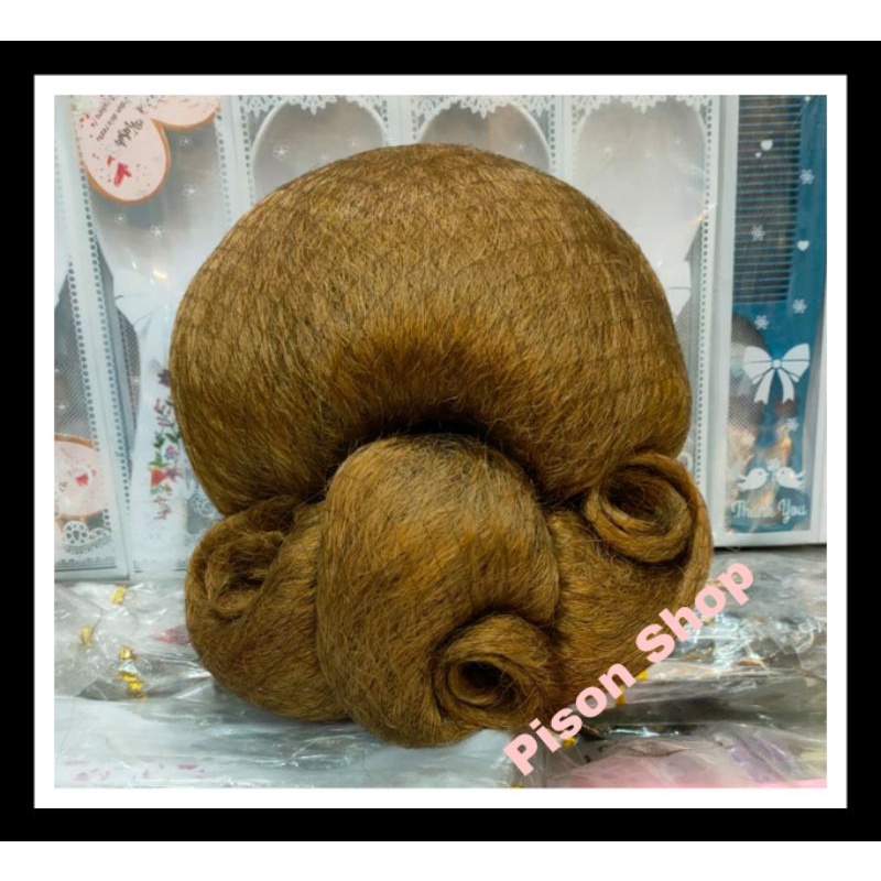 Jual SANGGUL MODERN KEONG WARNA BLONDE KONDE RAMBUT PALSU PENGANTIN ...