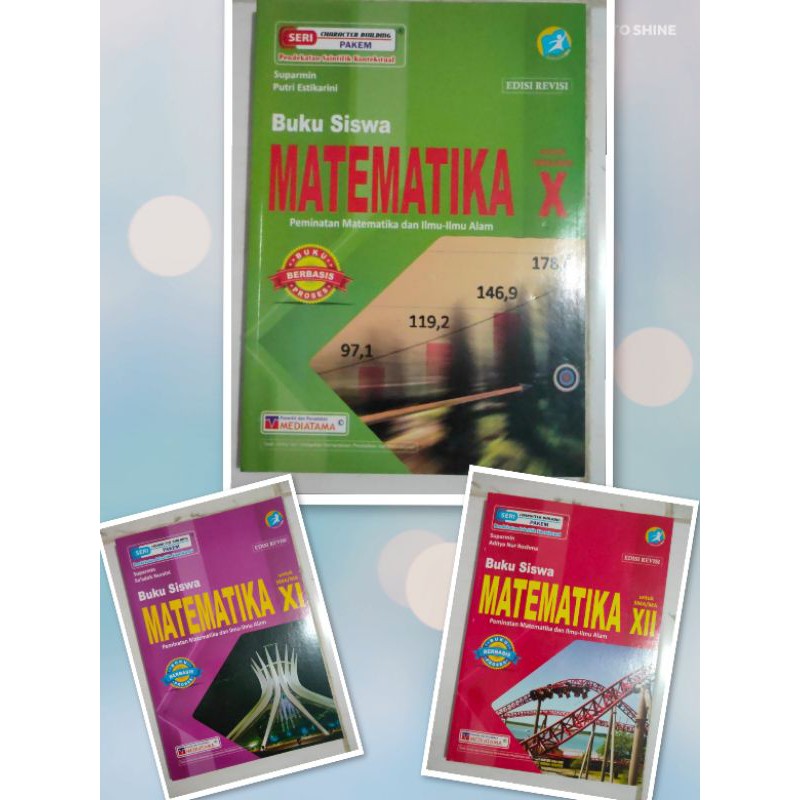 Jual Matematika untuk SMA kelas X,XI,XII K13 revisi Mediatama | Shopee Indonesia