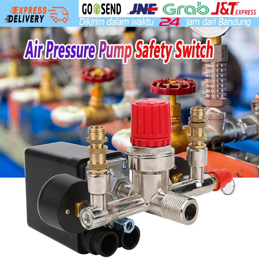 Jual Otomatis Kompresor Regulator Set Lengkap Automatic Air Compressor ...