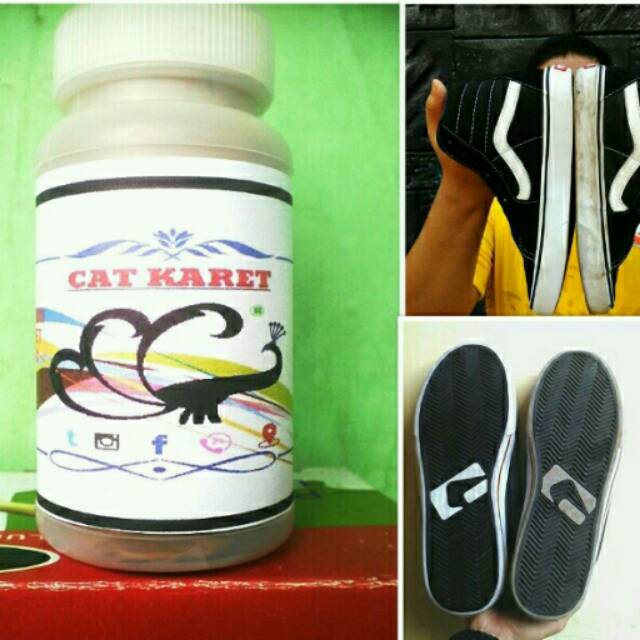 CAT khusus Karet SOL sepatu | Shopee Indonesia