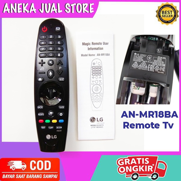 Jual Remote Magic LG SMART TV AN-MR18BA Remote Tv LG Magic Remote User ...